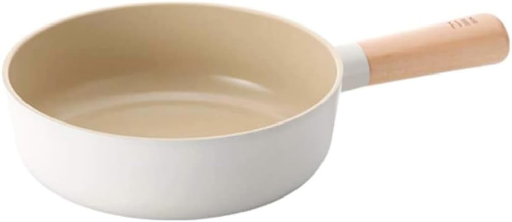 FIKA 7 inch Mini Stir Fry Wok with Wooden Handle, Induction Compatible ...