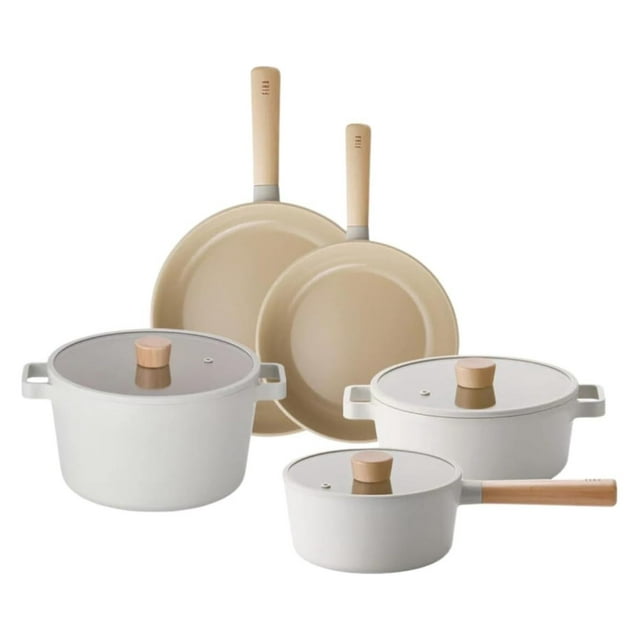 FIKA Nonstick Cookware Set for Stovetops and Induction, Made in Korea ...