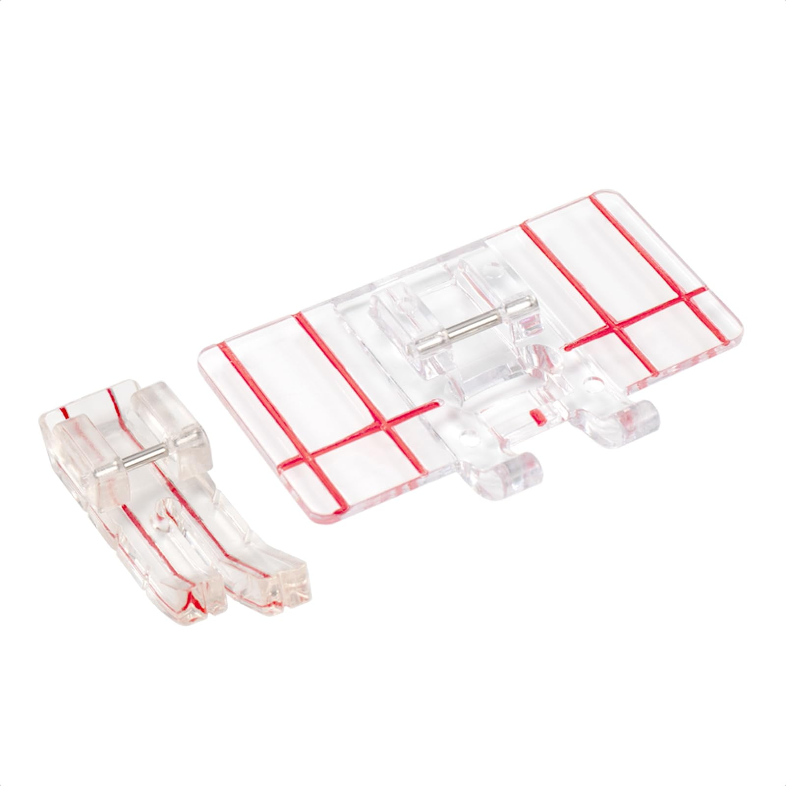 FIKLOTA 2-Piece Top-Load Border Guide Foot and View 1/4" (Quarter Inch ...