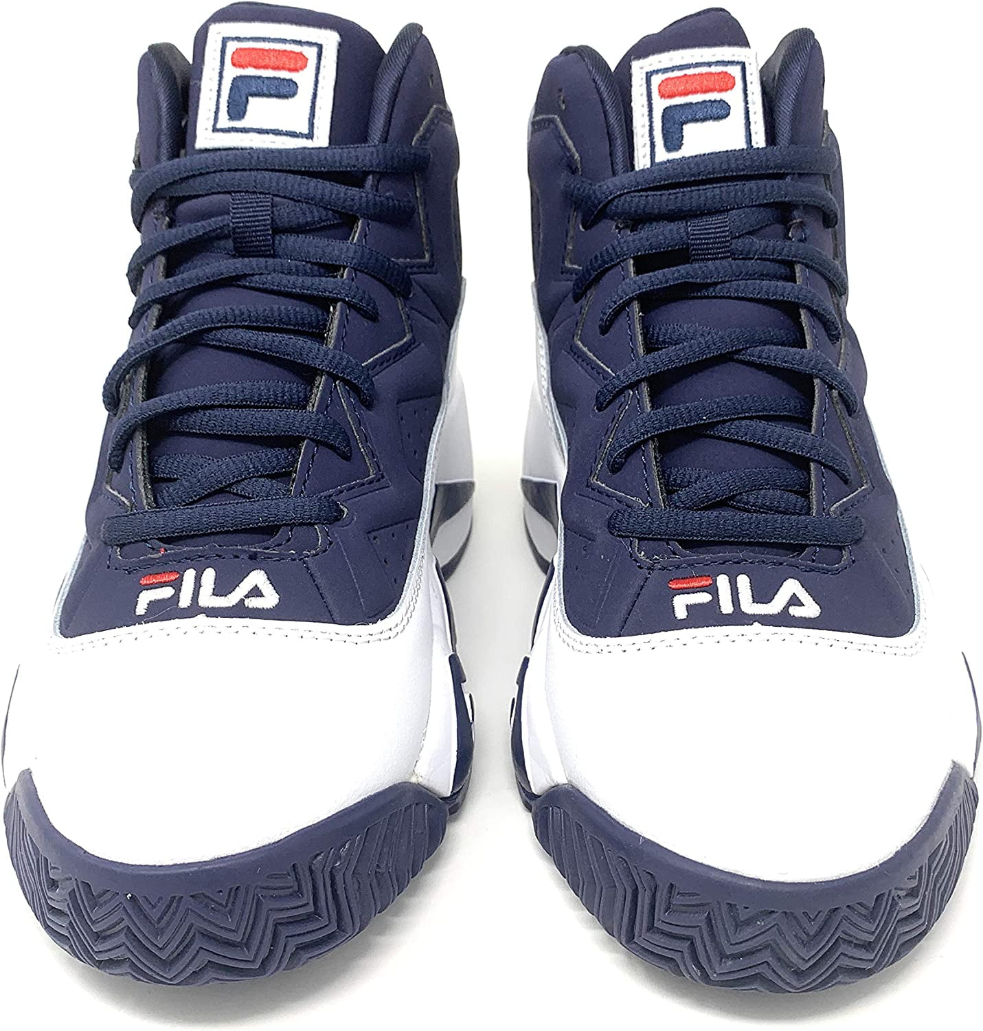 FILA MB Mens Sneakers White Navy Red 3BM00516-125 Athletic Shoes Size ...