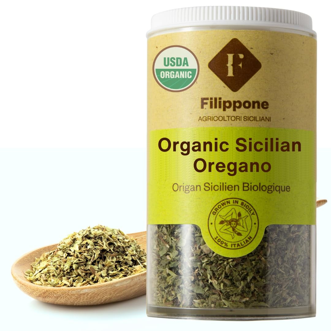 FILIPPONE® Organic Oregano, SCH4 Herb, Seasoning, Shaker, 15 g oz ...