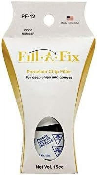 Porc-a-Fix Porcelain Filler Clear - Patch Filler - 0.5 oz — Residential ...