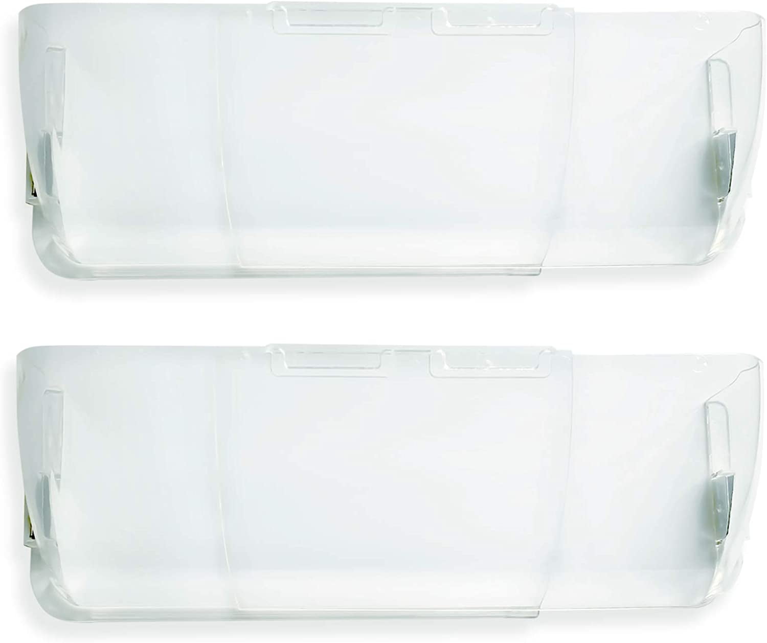 FILTERWOW Clear Plastic Adjustable Floor Vent Deflector - Magnetic - 2 ...