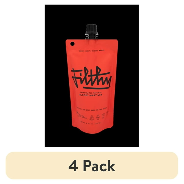 (4 pack) Filthy® Bloody Mary Mix, All natural, non-alcoholic cocktail ...