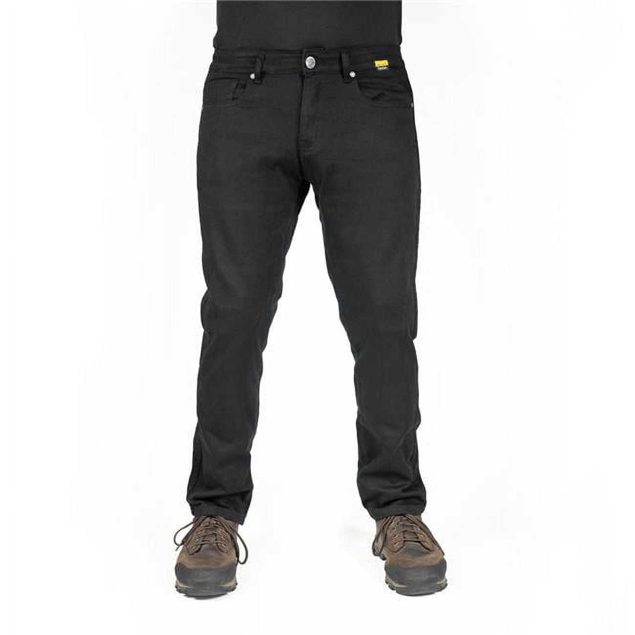 FIM815KDM-32-36-32-BLK Boulevard Motorcycle Riding Twill Jeans for Men ...