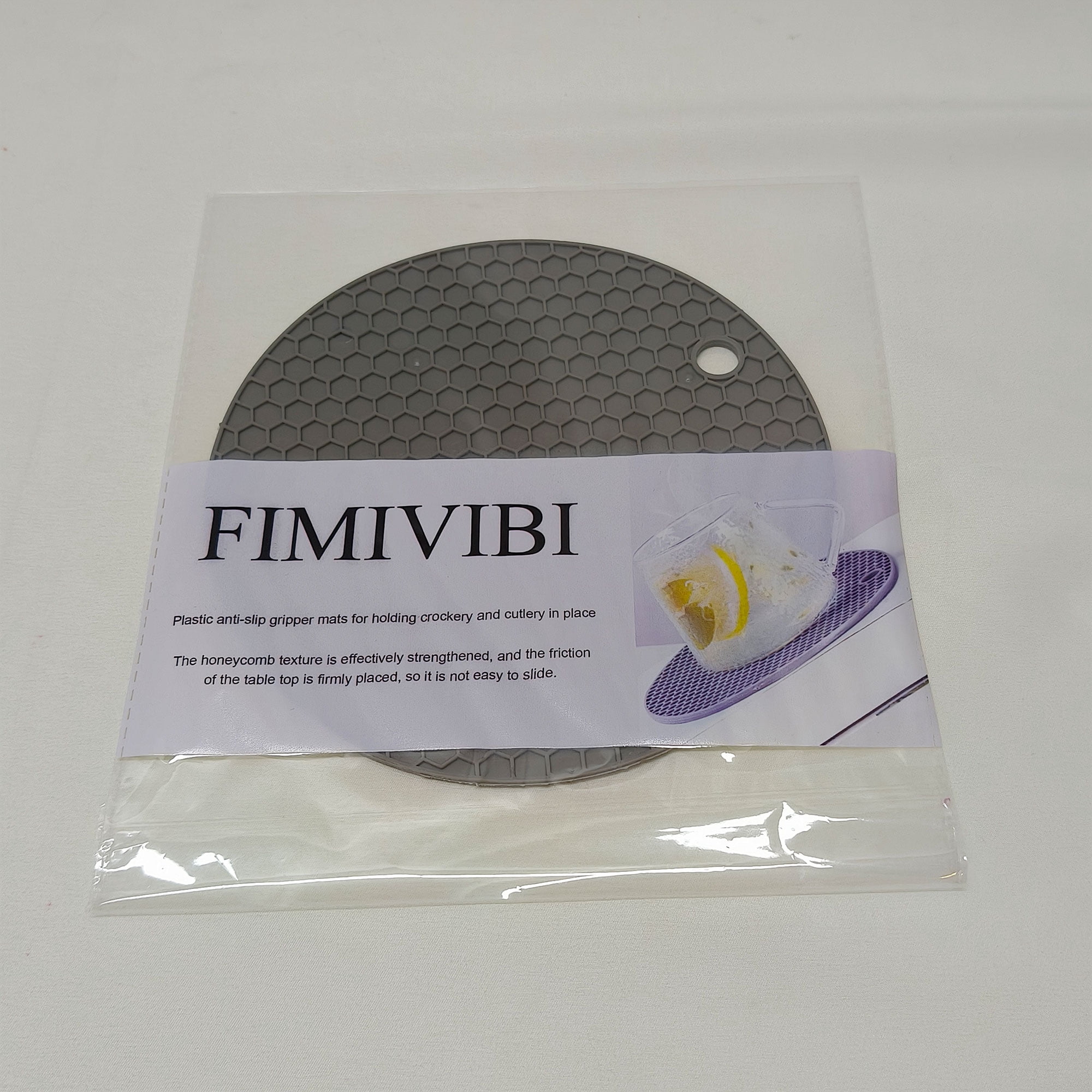 FIMIVIBI Plastic anti-slip gripper mats for holding crockery and ...