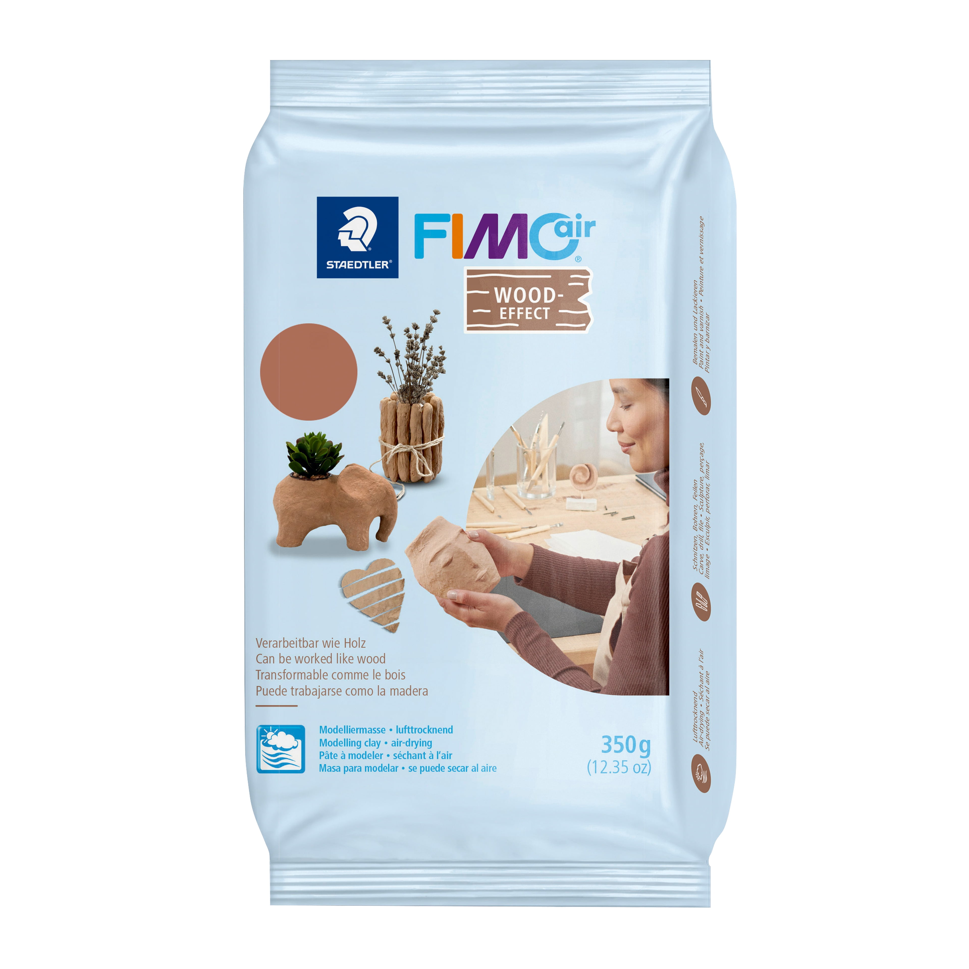 FIMO® Air 12.3oz. Wood-Effect Air-Dry Modeling Clay - Walmart.com