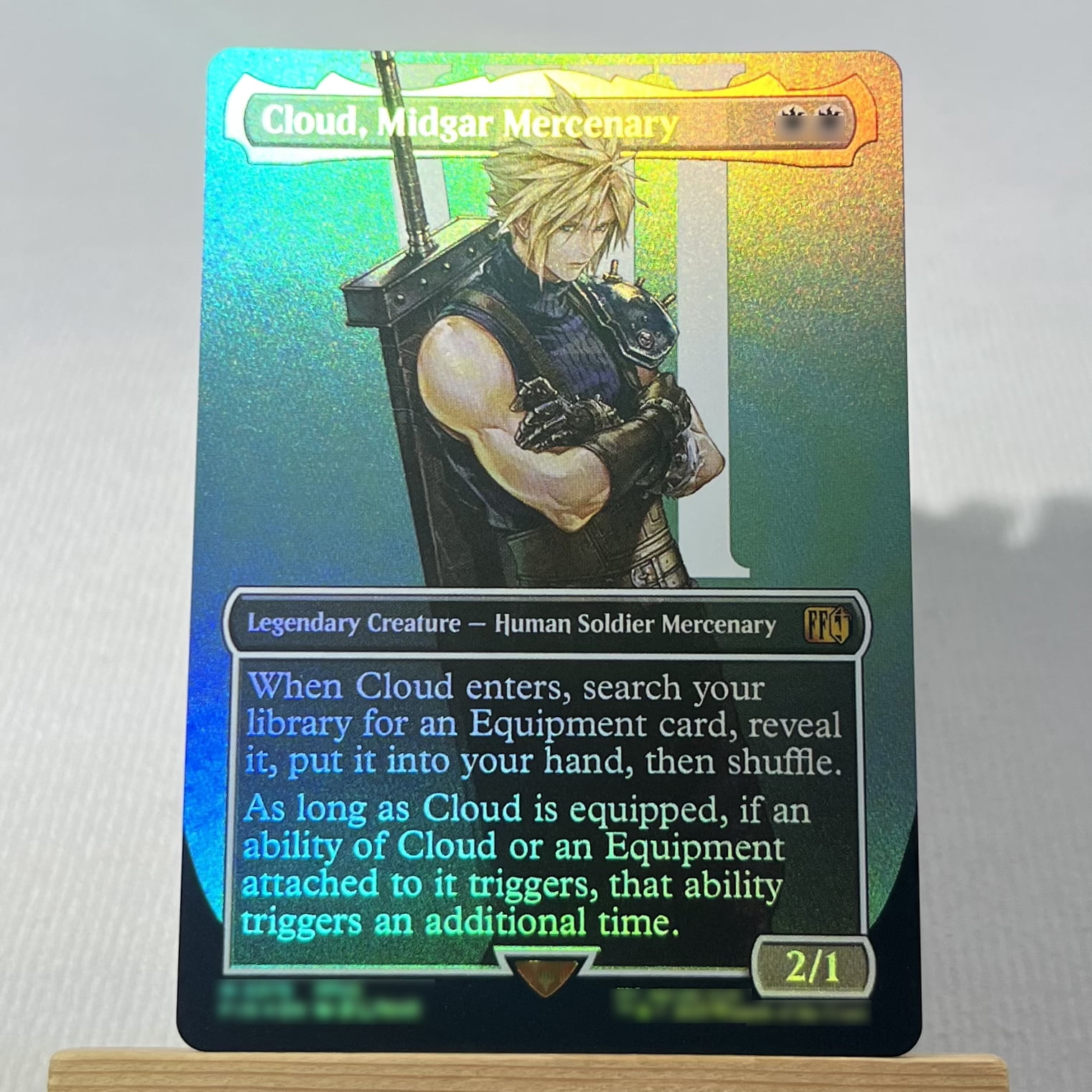 FIN FIC FOIL4-001 Tcg proxy magical cards Cloud, Midgar Mercenary ...