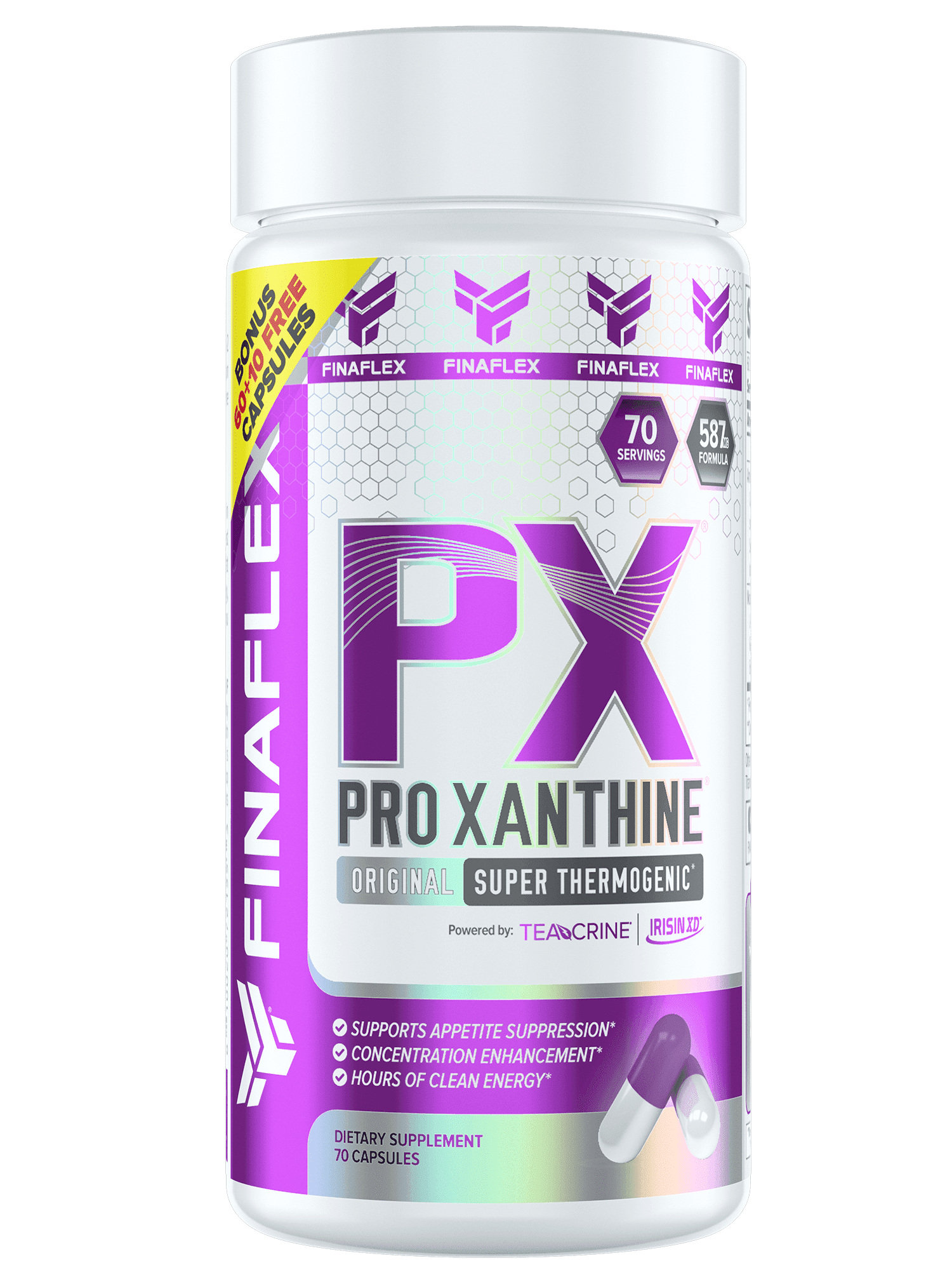 FINAFLEX PX Pro Xanthine, Weight Loss Support, Appetite Suppressant ...