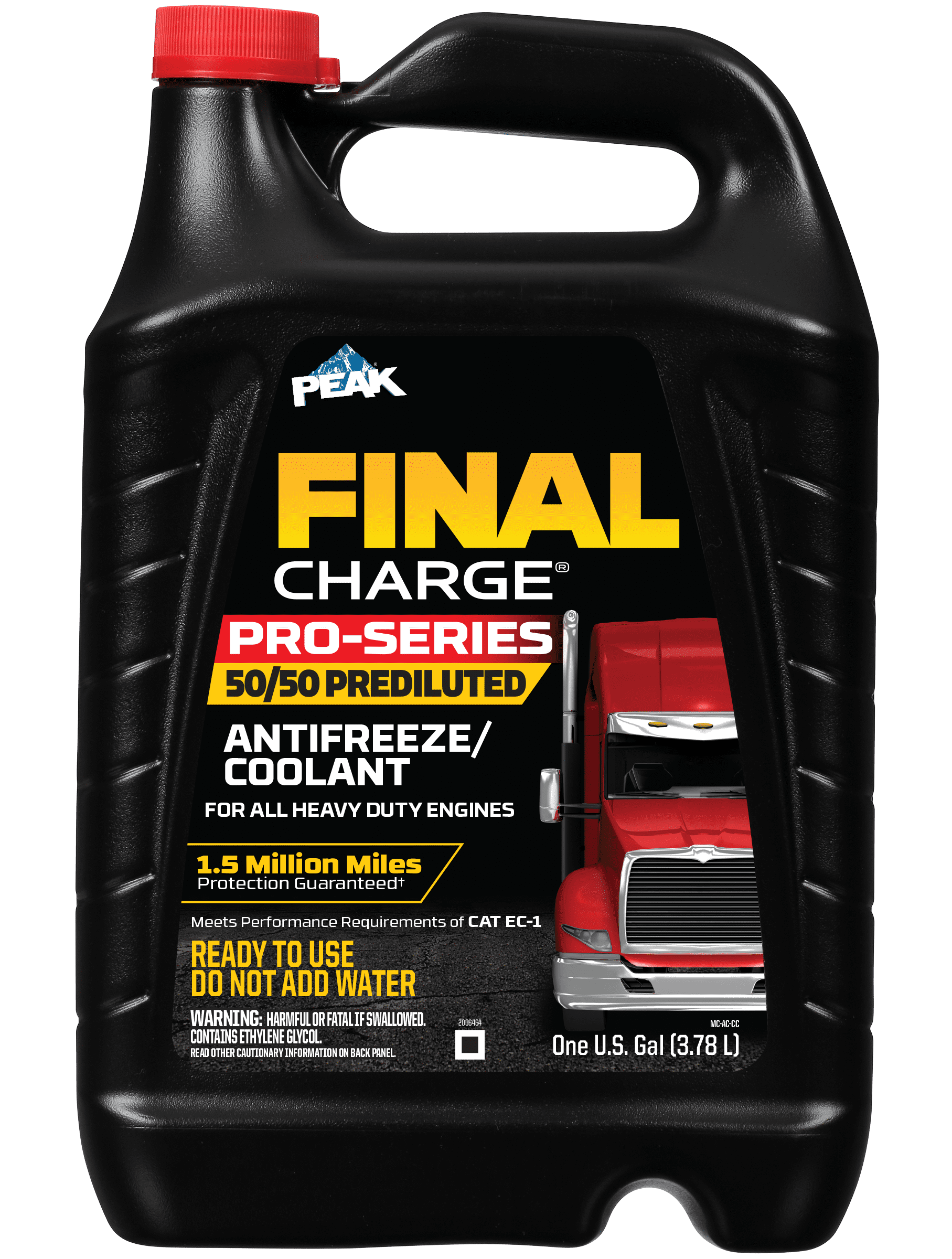 FINAL CHARGE® Antifreeze Coolant Heavy Duty 50/50 Pre-Diluted Protects ...