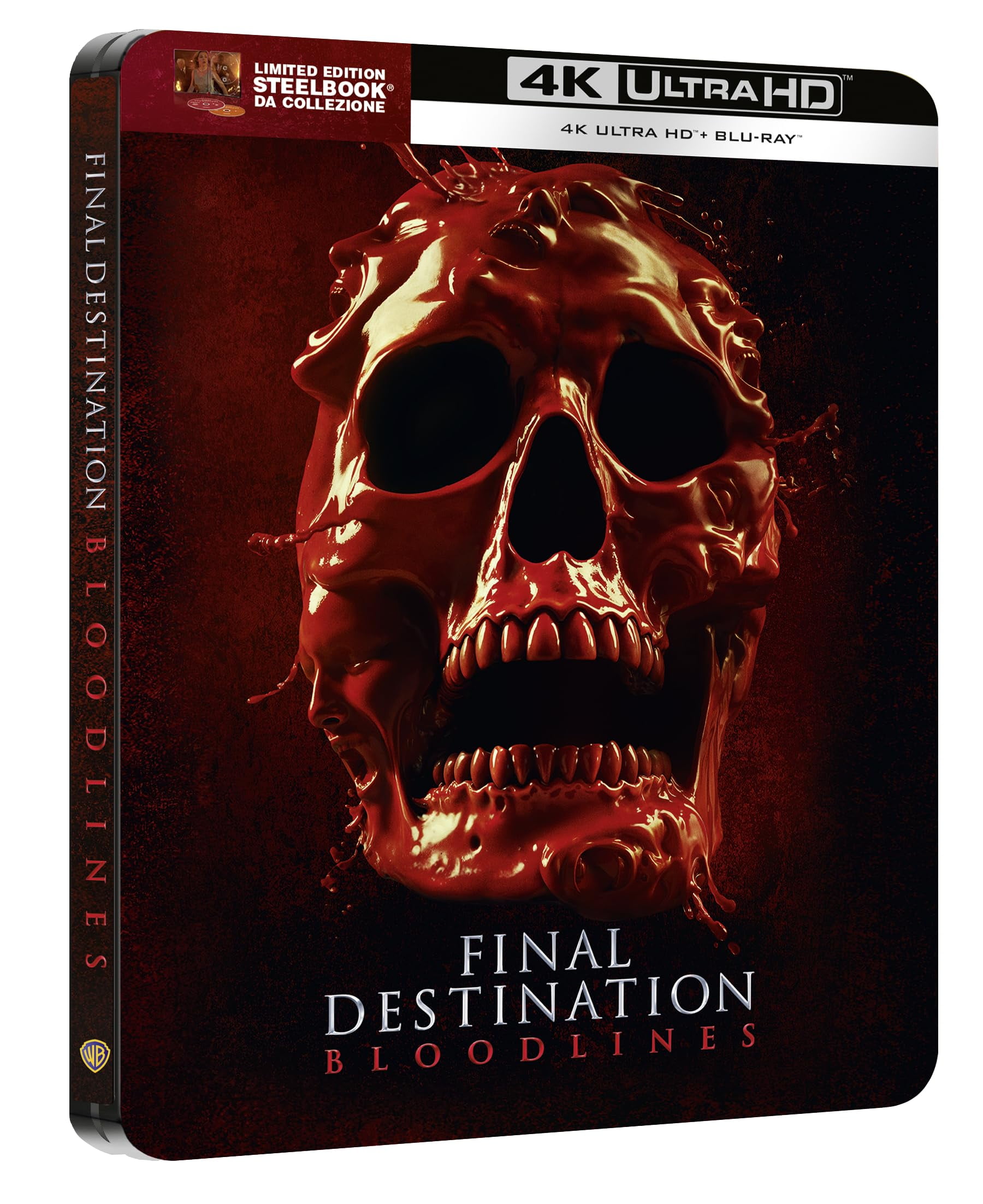 FINAL DESTINATION BLOODLINES Steelbook 3 'Alt Skull' (4K Ultra HD + Blu ...