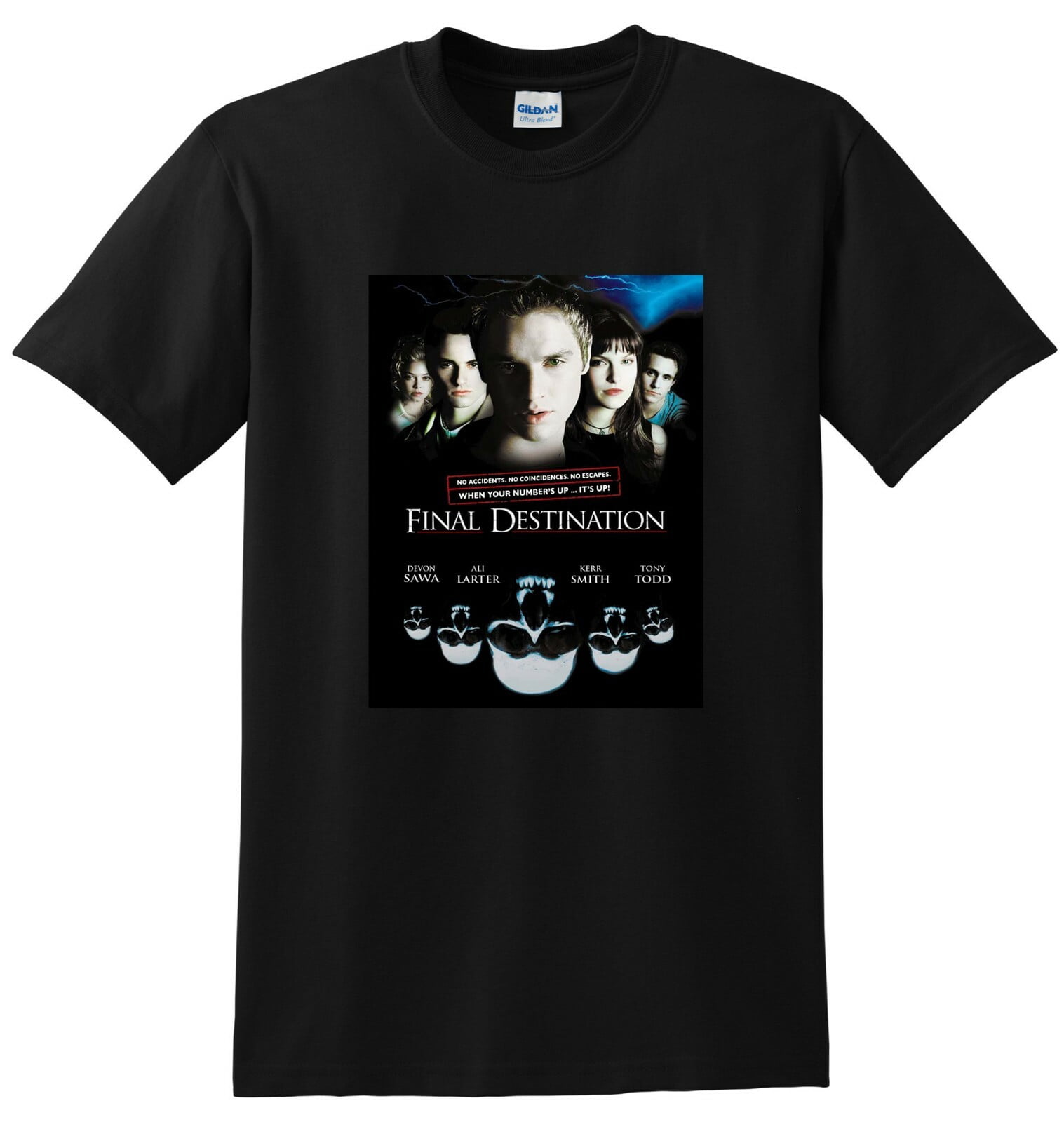 FINAL DESTINATION T SHIRT 4k bluray dvd cover poster tee SMALL MEDIUM ...