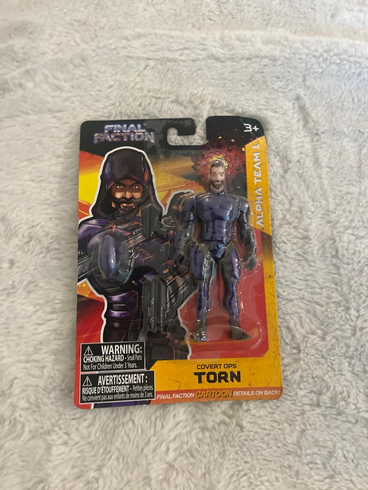 FINAL FACTION Alpha Team 1 COVERT OPS TORN 3-3/4" Action Figure - New ...