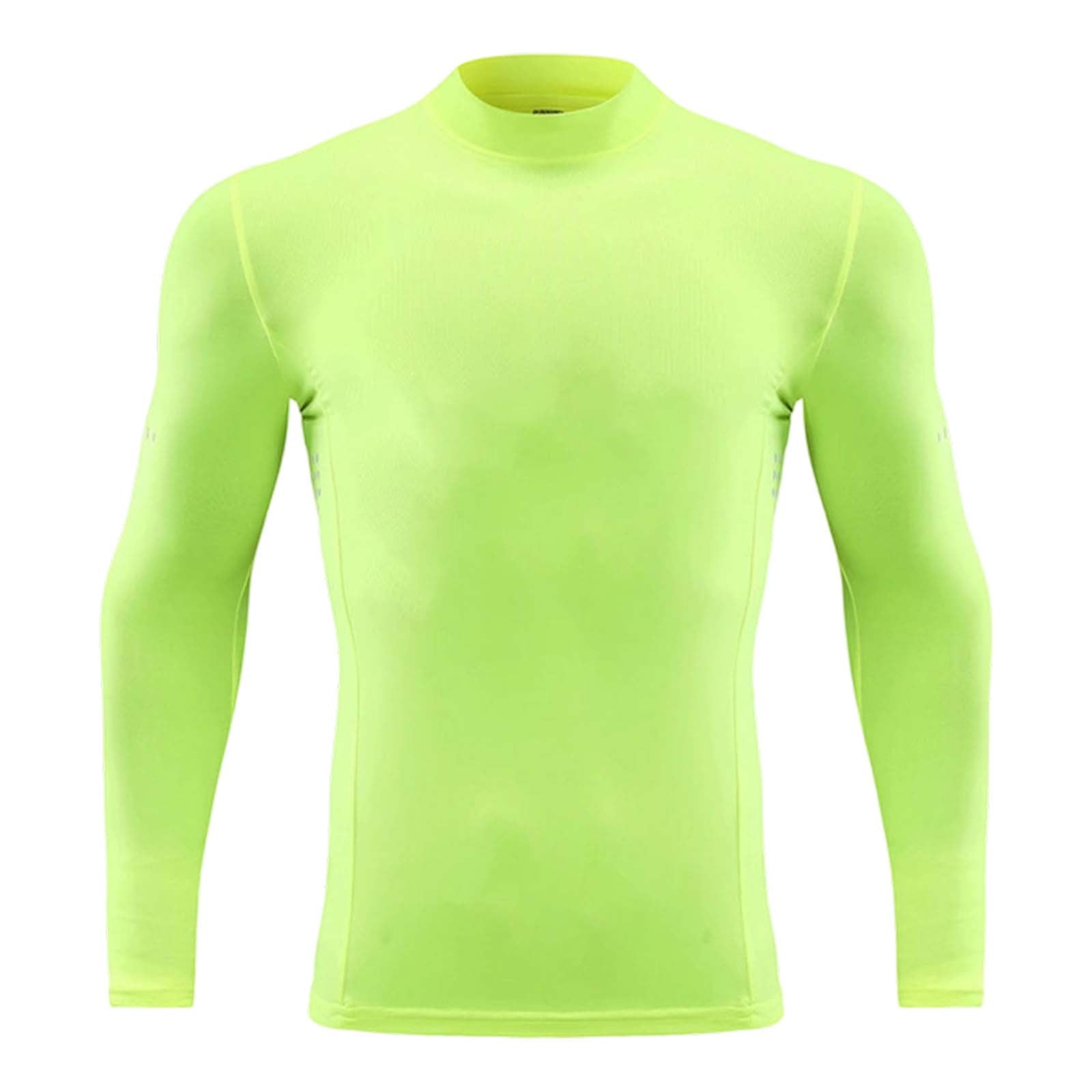 FINALGANG Boy's Top Fall Winter Kids Solid Color Compression Shirt Long ...
