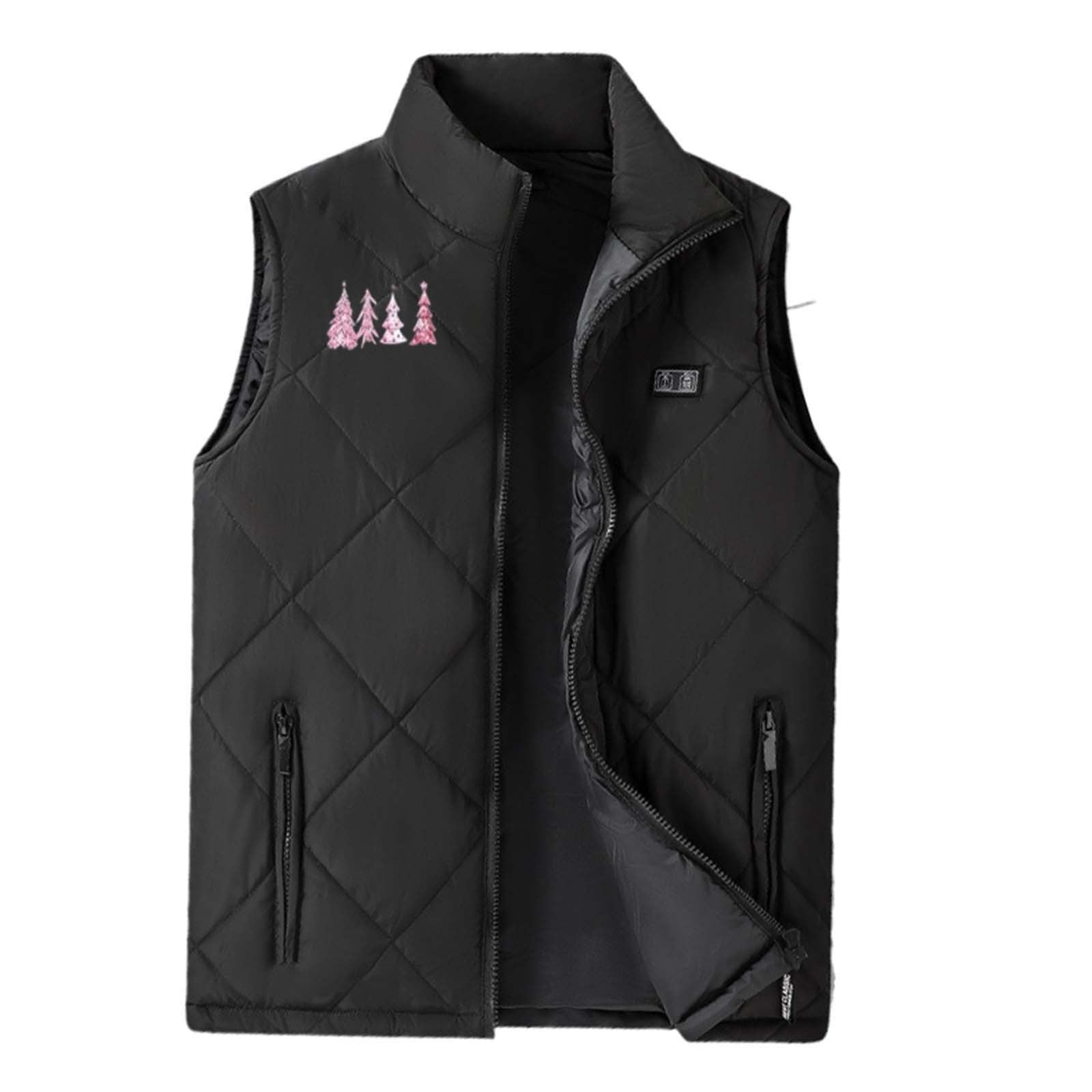 FINALGANG Boy's Top Fall Winter Kids Tree Embroidery Quilted Vest ...