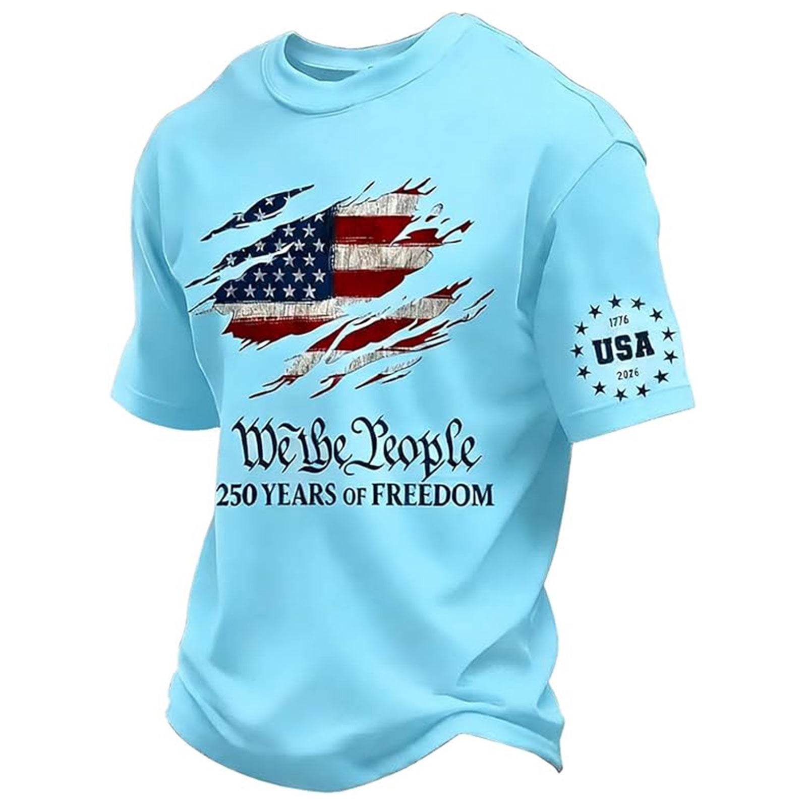 FINALGANG Boys 4th Of July T-Shirt Tops American Flag Patriotic Shirts ...