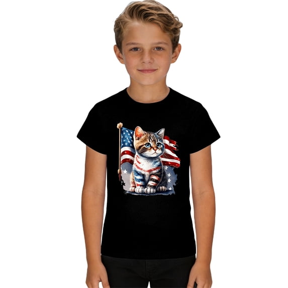 FINALGANG Boys 4th Of July T-Shirt Tops Patriotic Graphic T Shirt For ...
