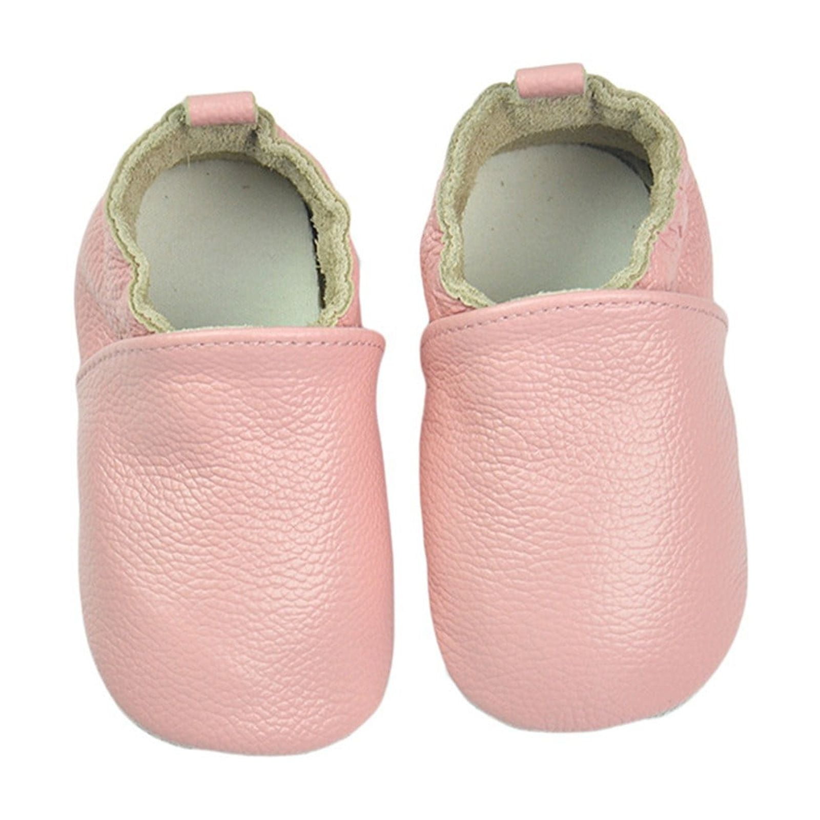 FINALGANG Boys Girls Leather Walking Shoes Baby Solid Color Breathable ...