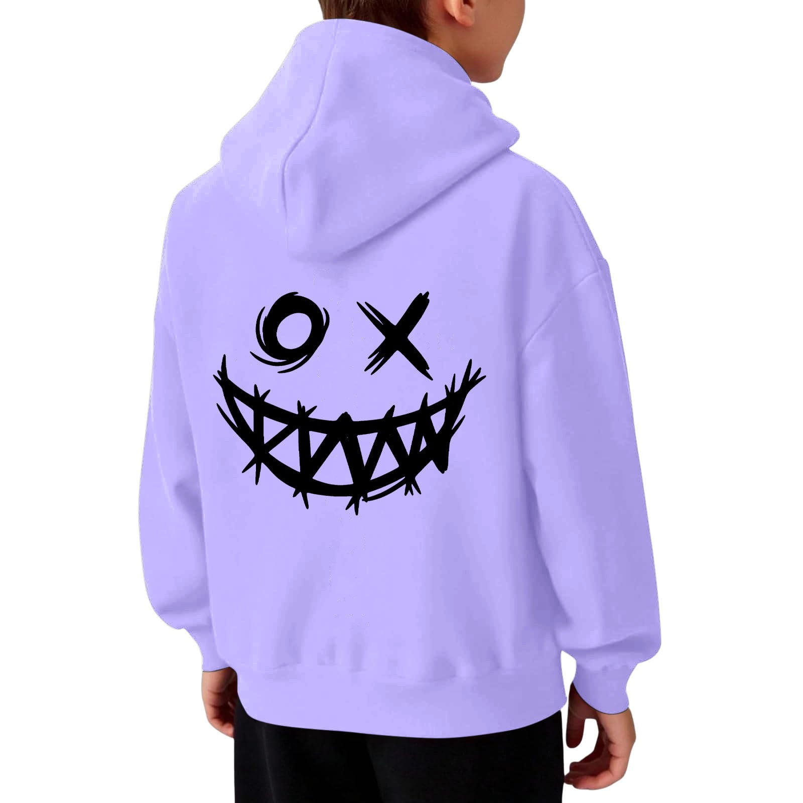 FINALGANG Boys Kids Casual Graphic Hoodie Long Sleeve Loose Fit ...