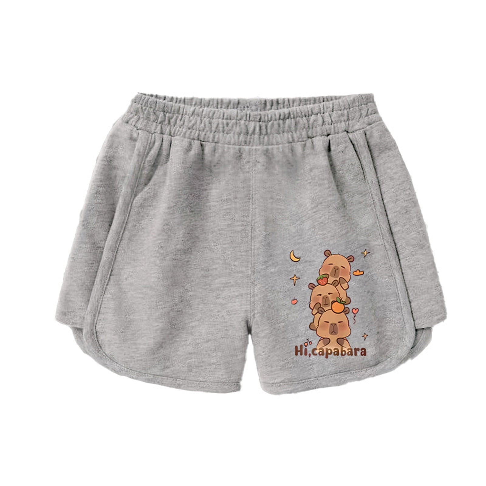 FINALGANG Child Girs Shorts Toddler Kids Print Elastic Waist ...