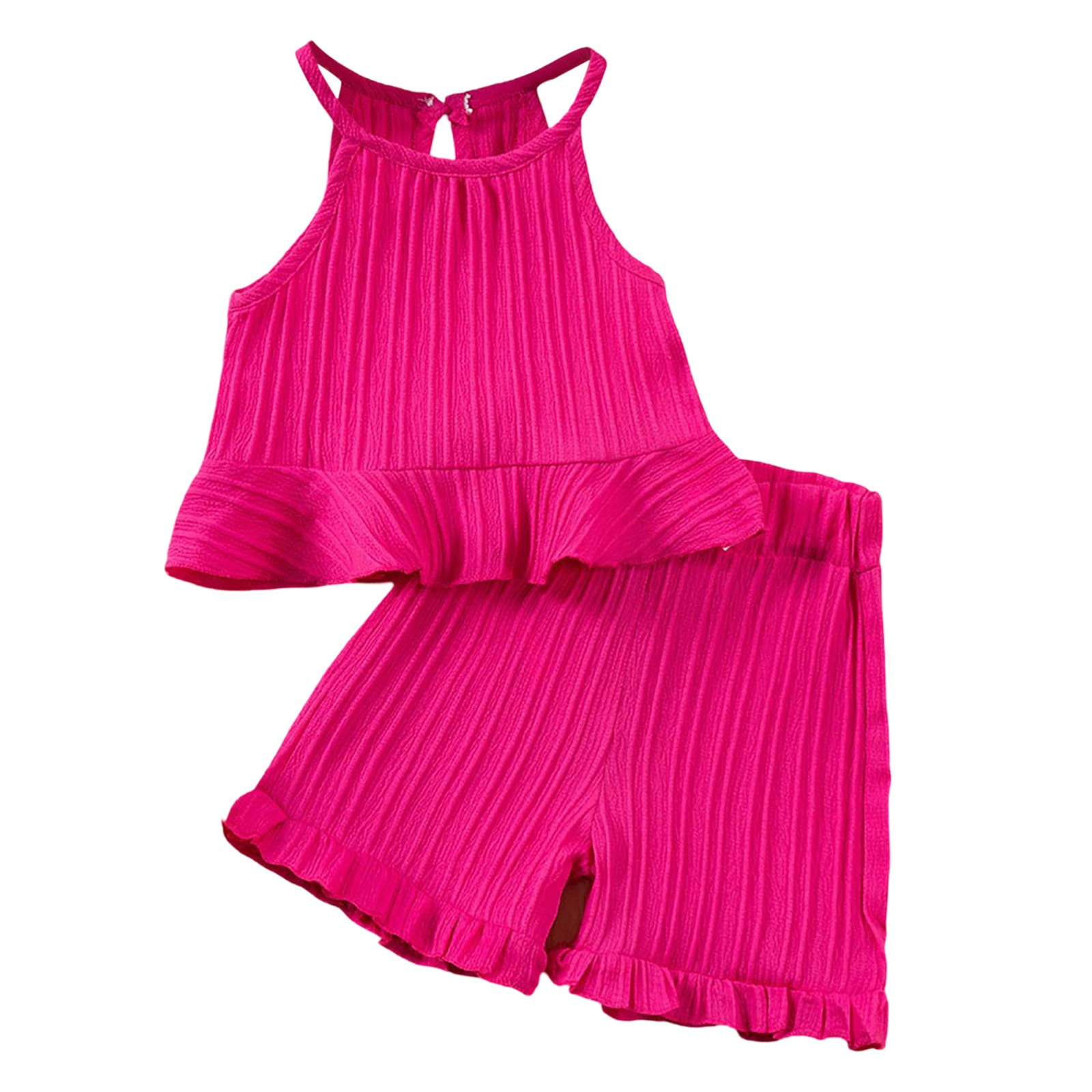 FINALGANG Child Toddler Girls Off Shoulder & Backless Sleeveless Tops ...