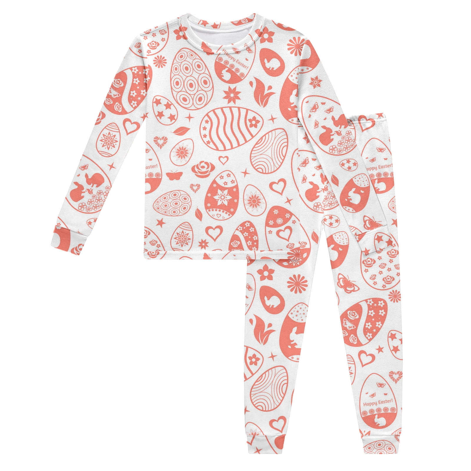 FINALGANG Easter Girls Boys 2 Piece Homewear Outfit Baby Holiday Egg ...