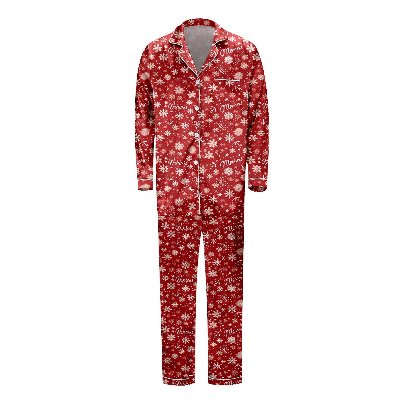 FINALGANG Family Pajamas Christmas Cartoon Graphic Printed Long Sleeve ...