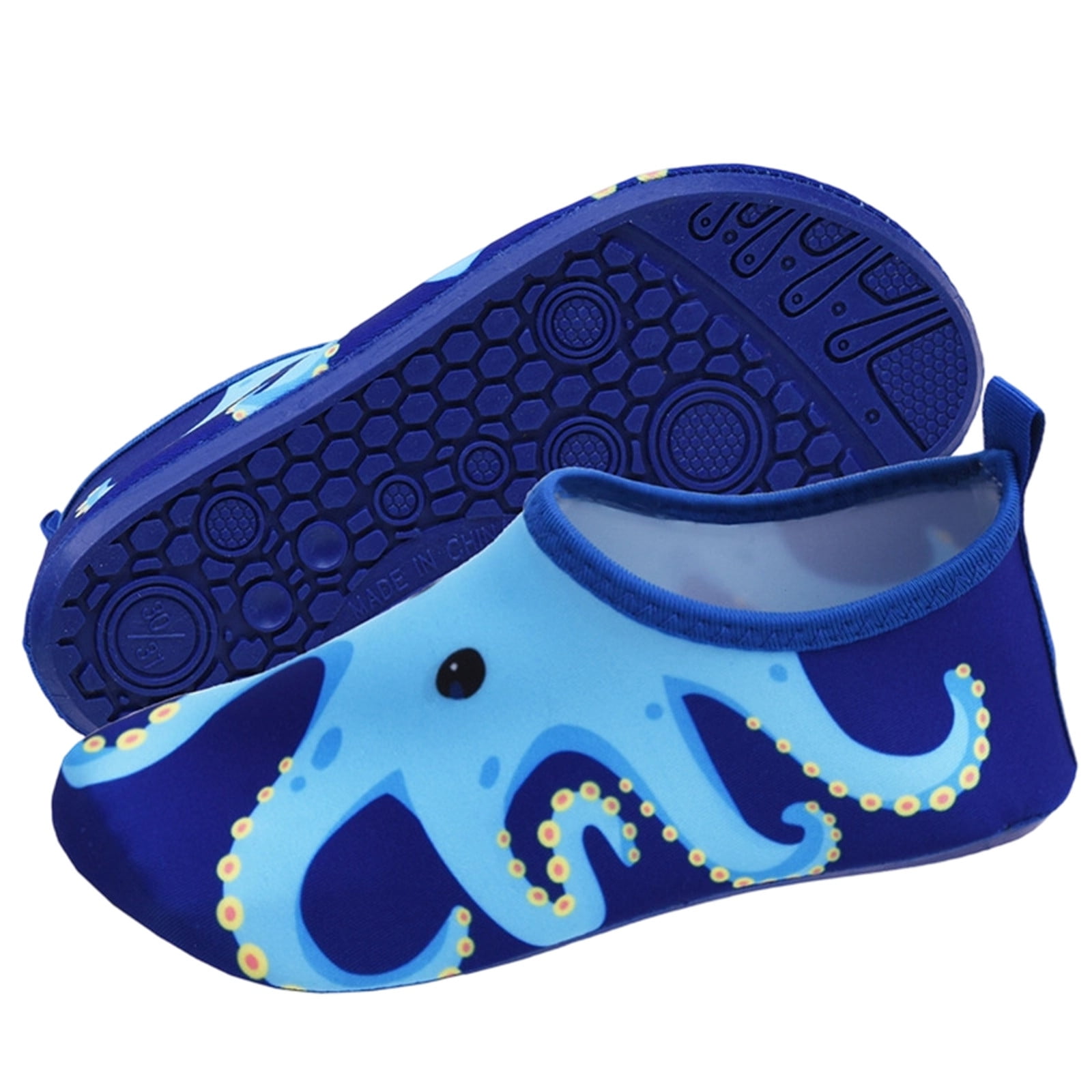 FINALGANG Girl Versatile Sneakers Cartoon Octopus Print Outdoor Beach ...