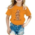 FINALGANG Girl's T-Shirt Kids Cute Cartoon Animals Pattern Relaxed Fit ...