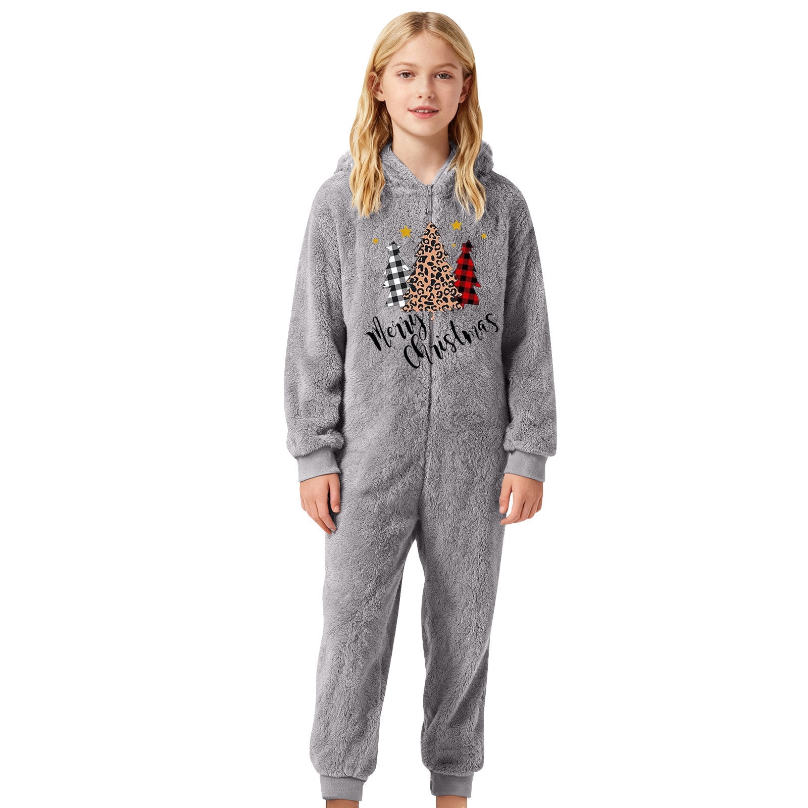 FINALGANG Girls Boys Romper Winter Kids Warm Letter Cartoon Prints ...