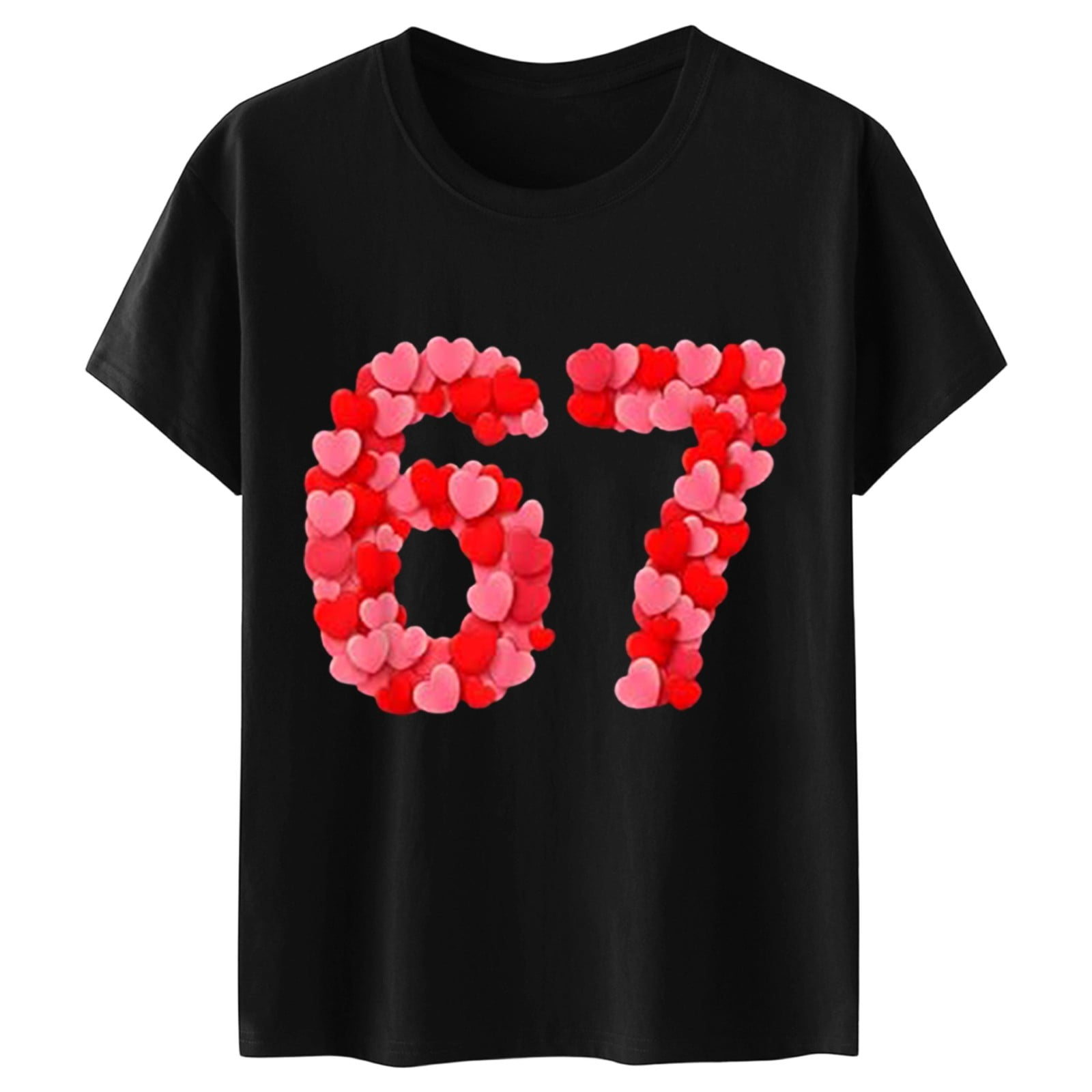FINALGANG Girls Kids Valentine's Day T-Shirt With Cute Heart Number ...