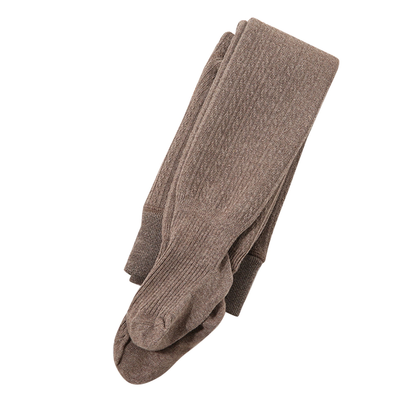 FINALGANG Girls' Pants Toddler Kids Solid Color Thickened Tights Ribbed ...