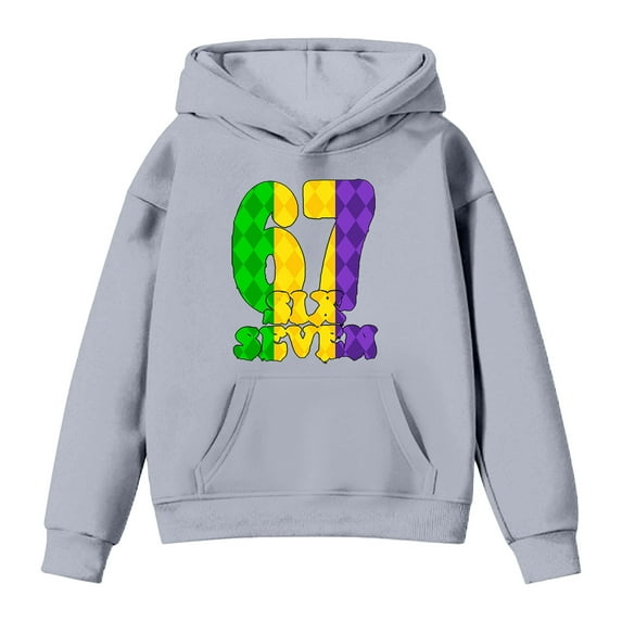 FINALGANG Kids Girls Carnival Letter Print Sweatshirt Long Sleeve ...