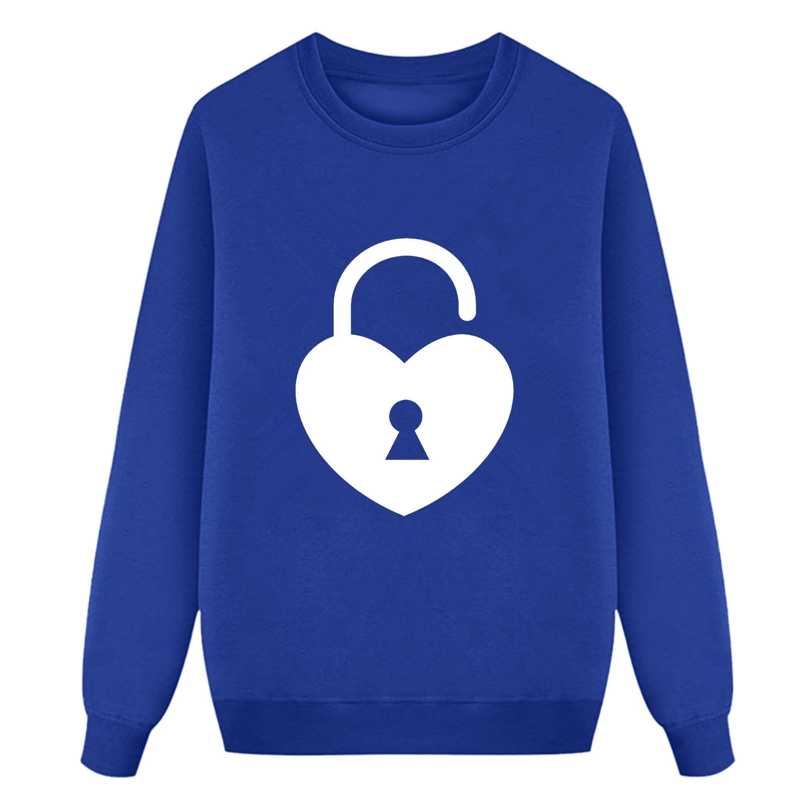 FINALGANG Men's Valentine's Day Festive Hoodie With Heart Key Lock ...