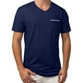 FINALGANG Mens Solid Color V Neck Short Sleeve TShirt With Pocket For ...
