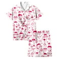 FINALGANG Valentine's Day Girls Kids 2 Piece Homewear Set Cartoon ...