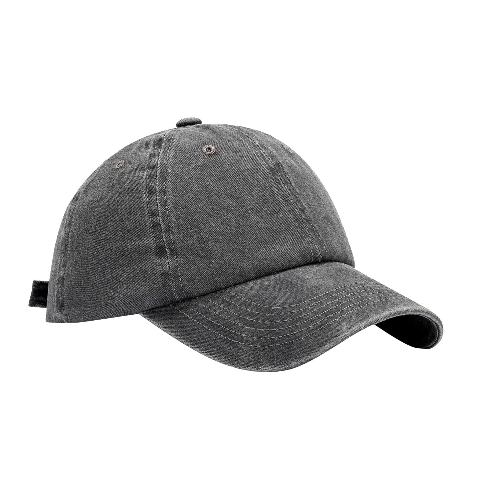 FINALGANG Womens Mens Solid Color Distressed Baseball Cap Soft ...