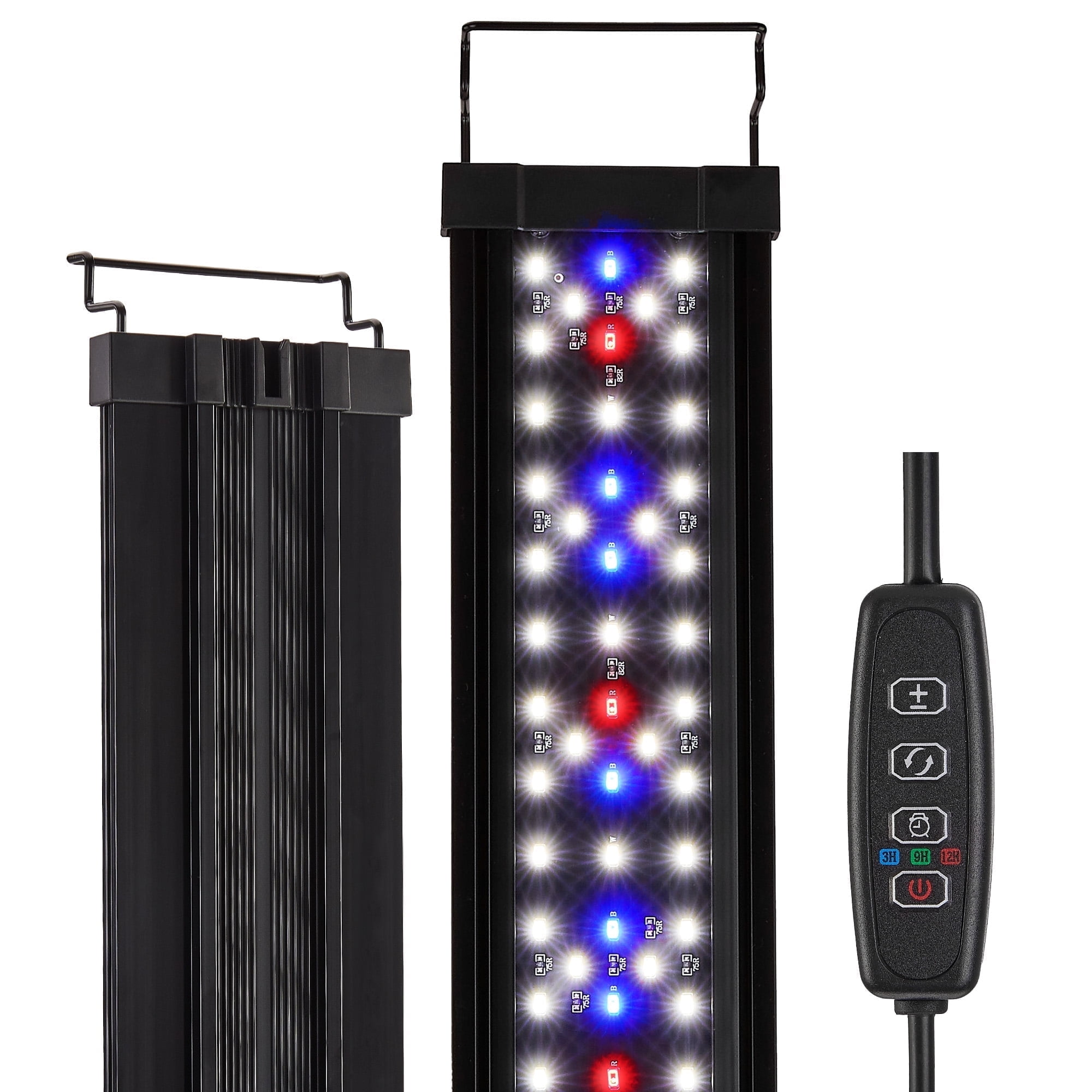 FINAQUA LED Aquarium Light, 22in with Retractable Bracket (Fits 24–30in ...