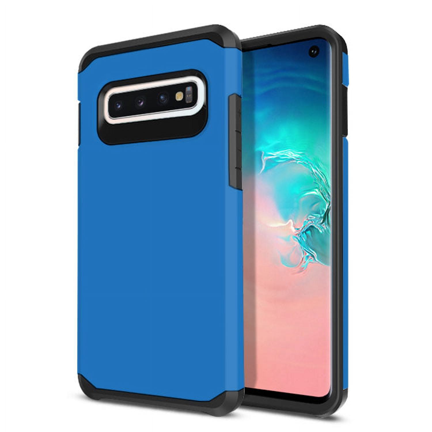 FINCIBO Hybrid Case Hard Plastic TPU Back Case for Samsung Galaxy S10 ...