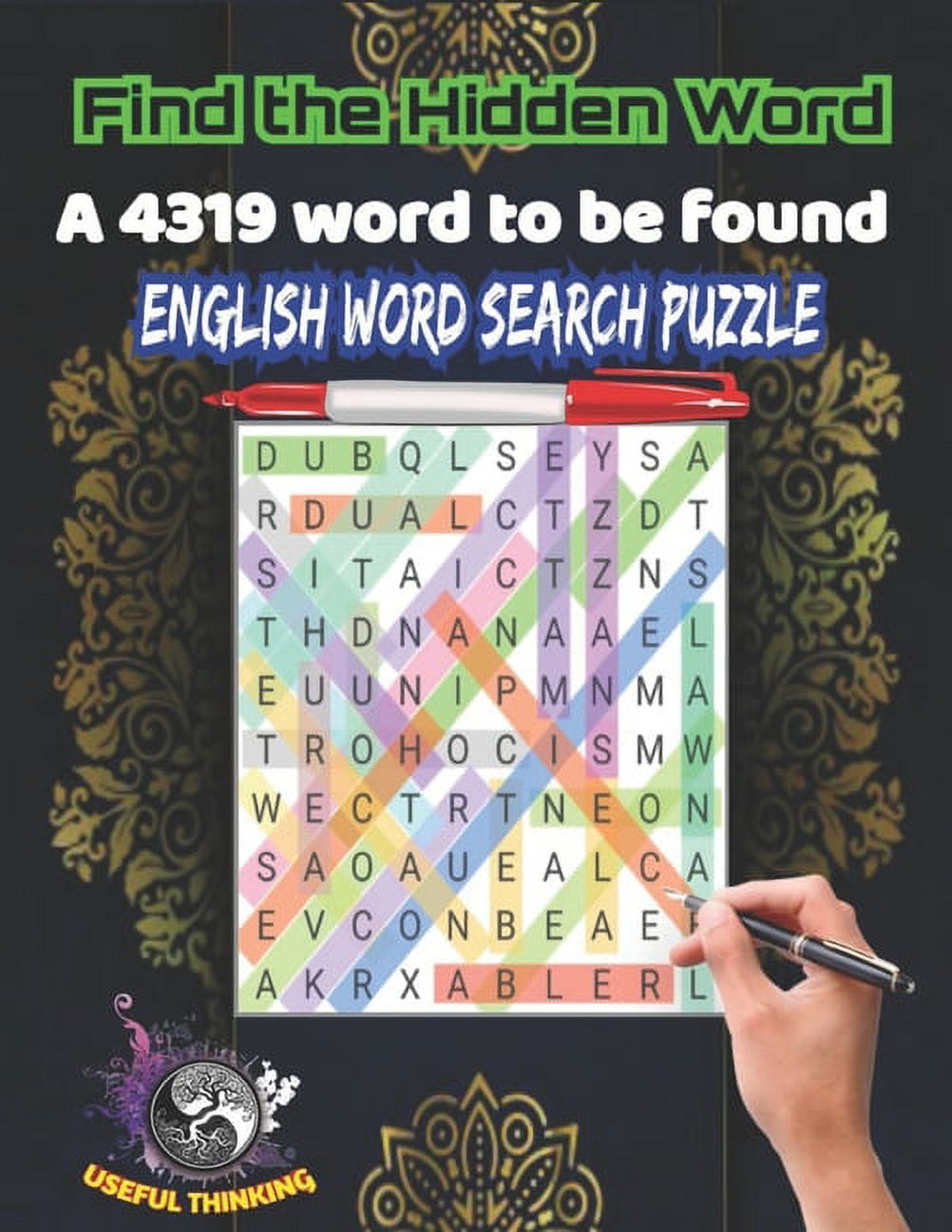 FIND THE HIDDEN WORDS a 4319 word to found, English word search puzzle ...