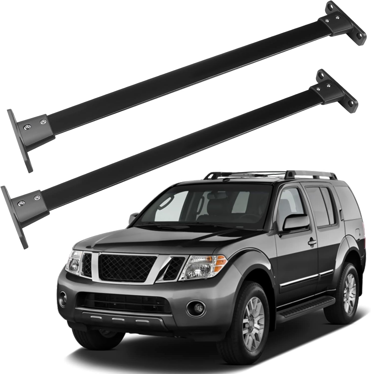 FINDAUTO Roof Rack Cross Bar for Nissan Pathfinder 2005-2012 (Only for ...