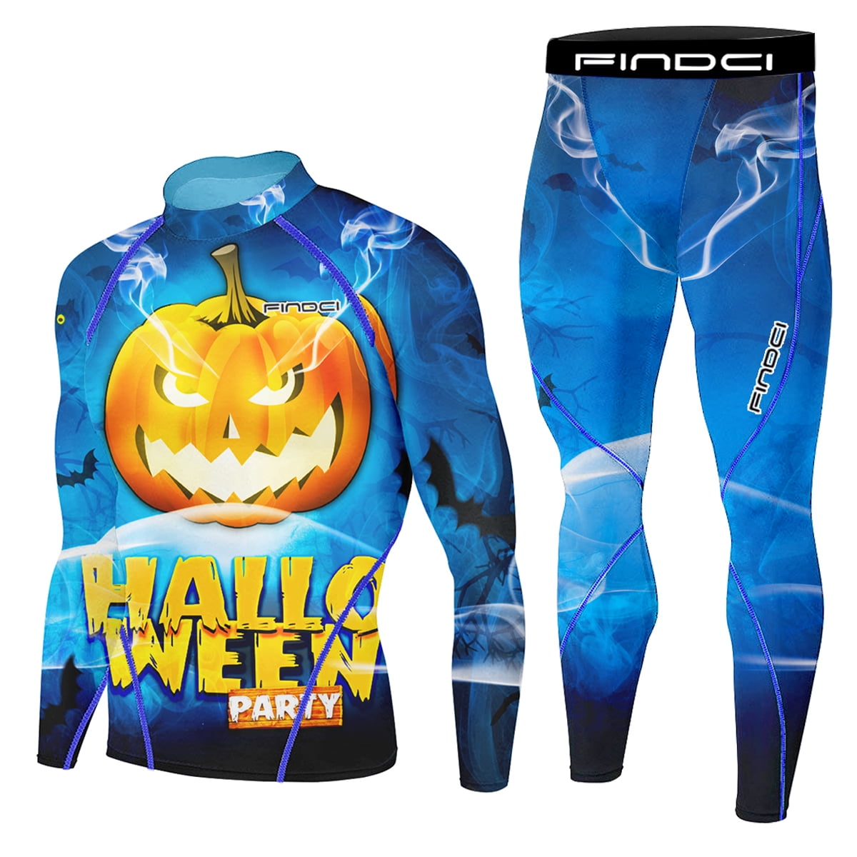 FINDCI Men's Compression Sportswear Suits Gym Tights Training Boxing ...