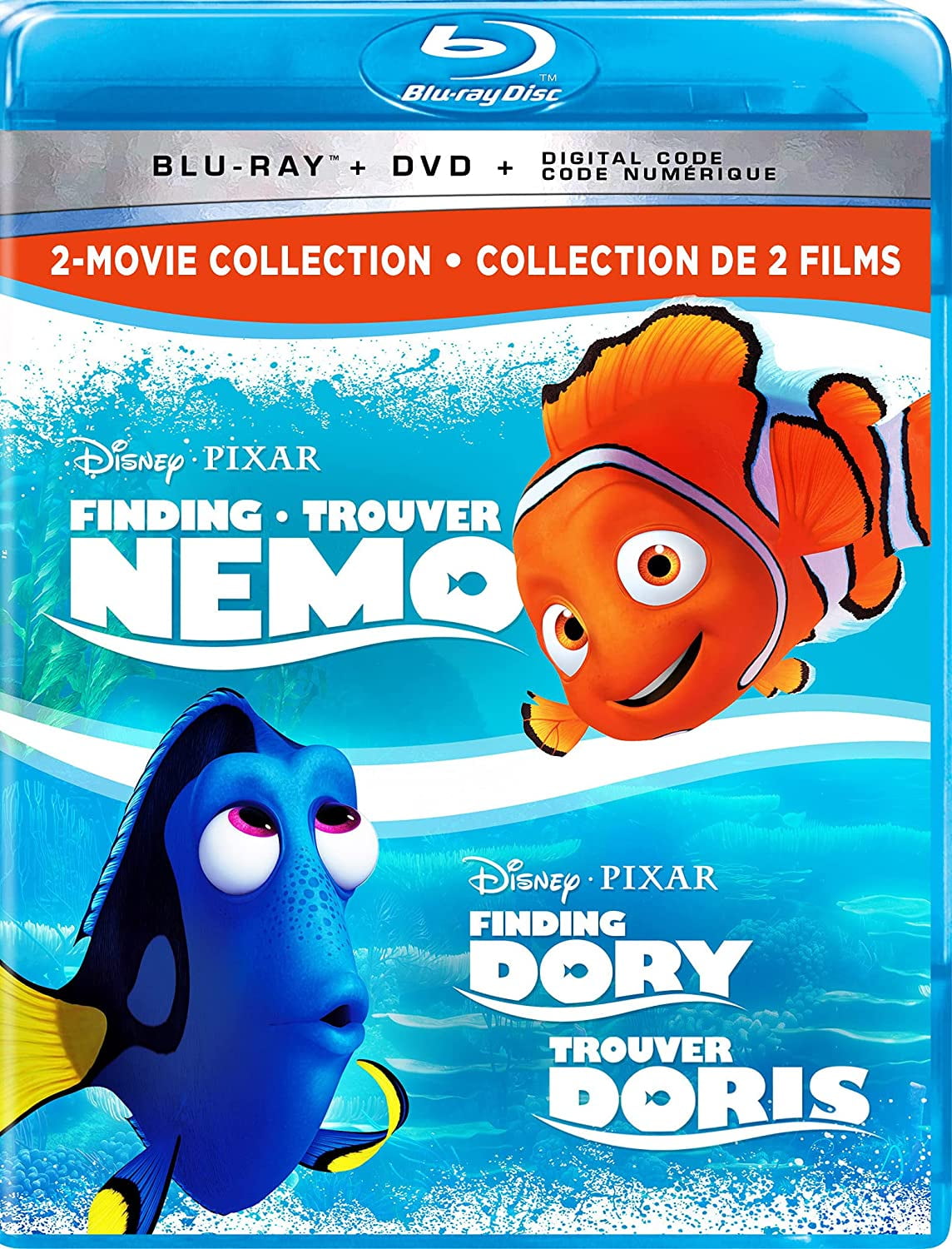 FINDING NEMO/FINDING DORY Blu-ray 2-Movie Collection - Kids Movies ...