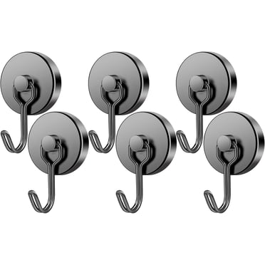 20Pack Heavy Duty Magnetic Hooks, 25 lbs Strong Neodymium Magnet Hooks ...
