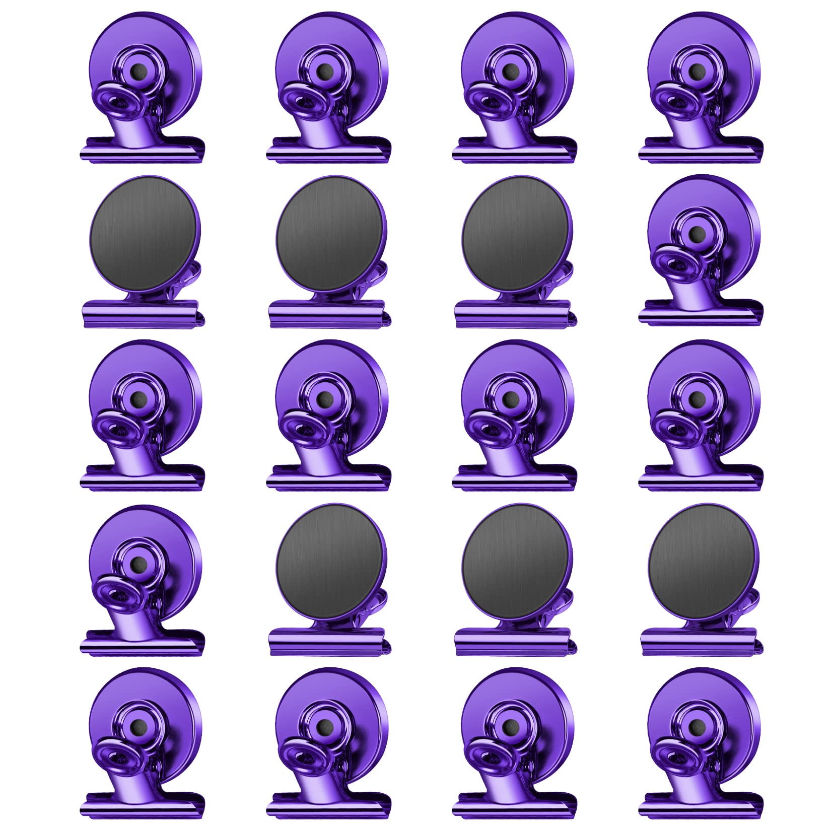 FINDMAG 20 Pack Magnetic Clips Heavy Duty, Clips Magnets Scratch Free ...