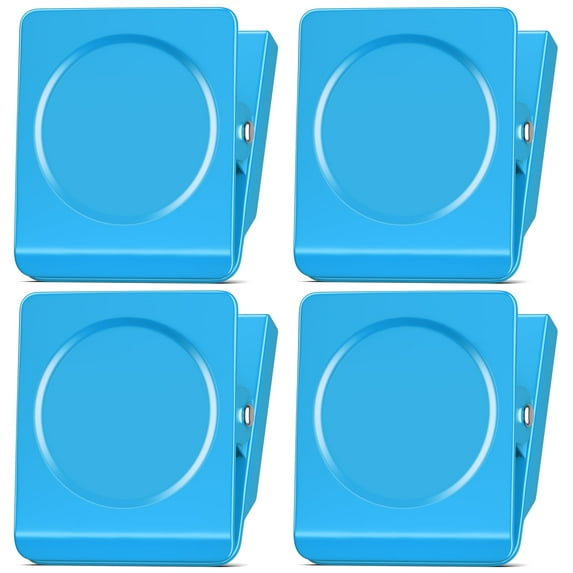 FINDMAG 4 Pack Magnetic Clips Heavy Duty, 2.2 Inch Extra Large Clip ...