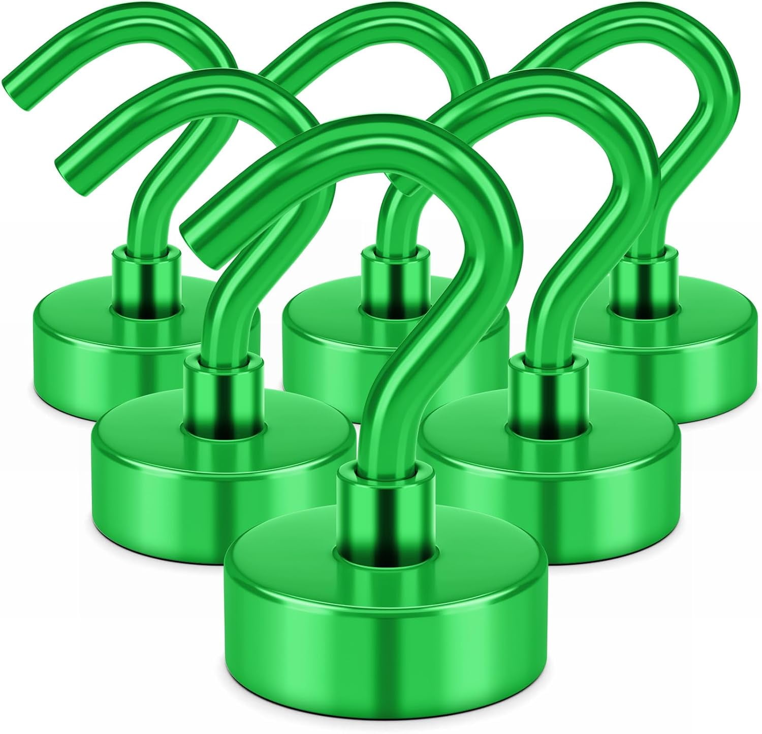 FINDMAG Magnetic Hooks, N52 Grade Magnets with Hook for Refrigerator ...