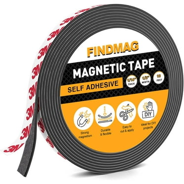 X-bet Strong, Durable & Flexible Magnetic Tape, Heavy Duty Sticky Back ...