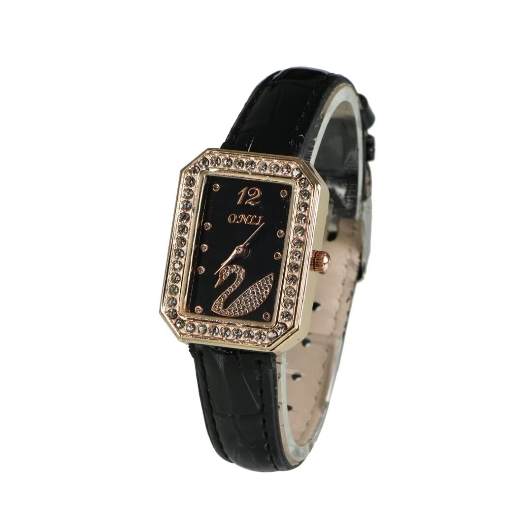 FINE MAKER New Fashion Square Diamond Luxury Starry Sky Watch, Women's ...