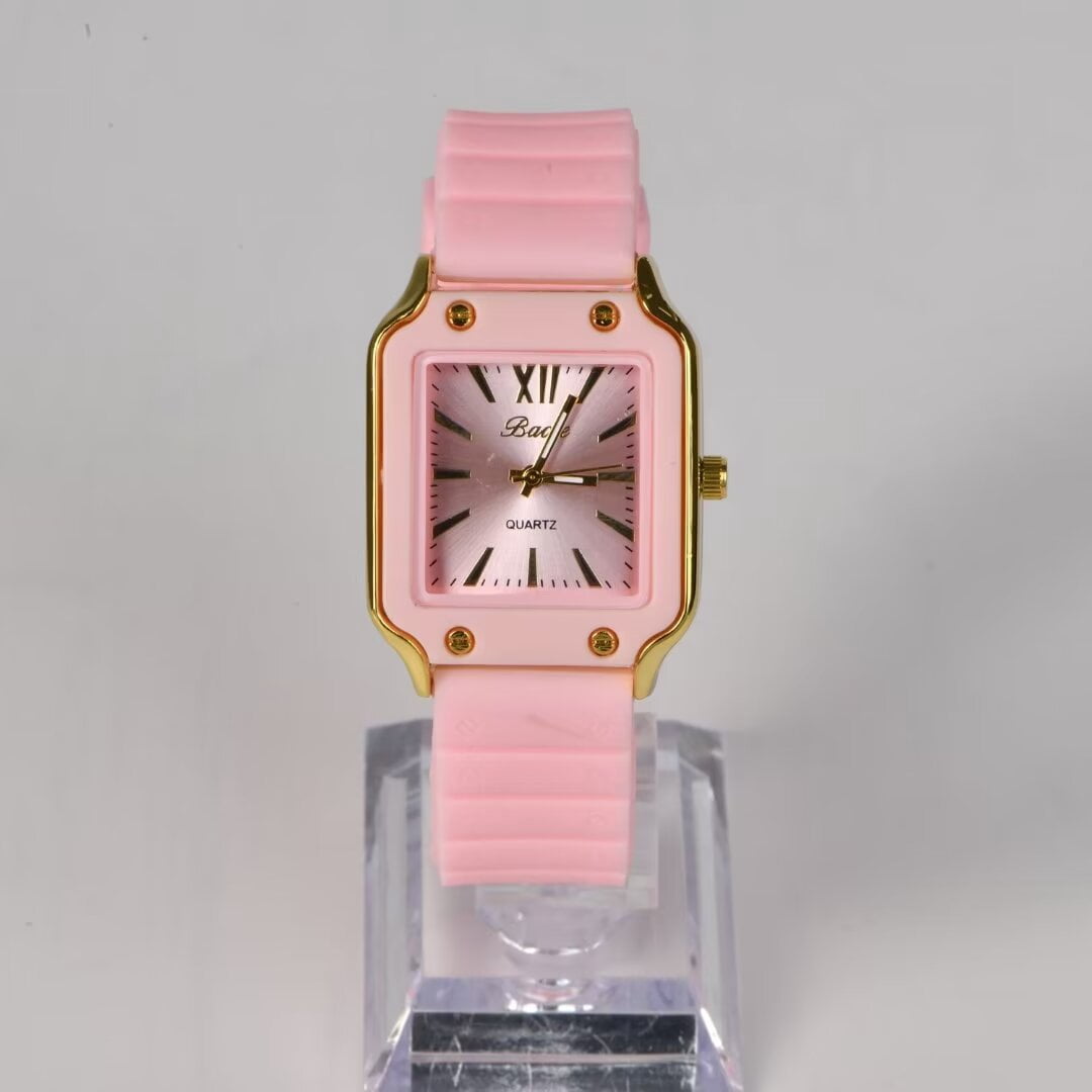 FINE MAKER Trendy Pink Women's Watch - Adjustable Fit, Elegant Design ...